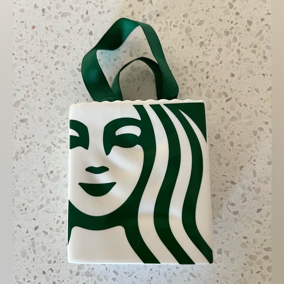 Starbucks | Party Supplies | Starbucks Ceramic Tote Gift Card Holder ...